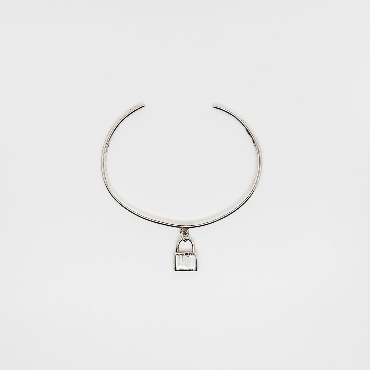 Silver Lock Cuff Bracelet | Mason Grace